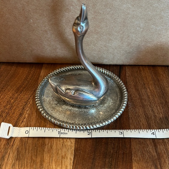 Other | Vintage Silver Plated Goose Ring Holder | Poshmark